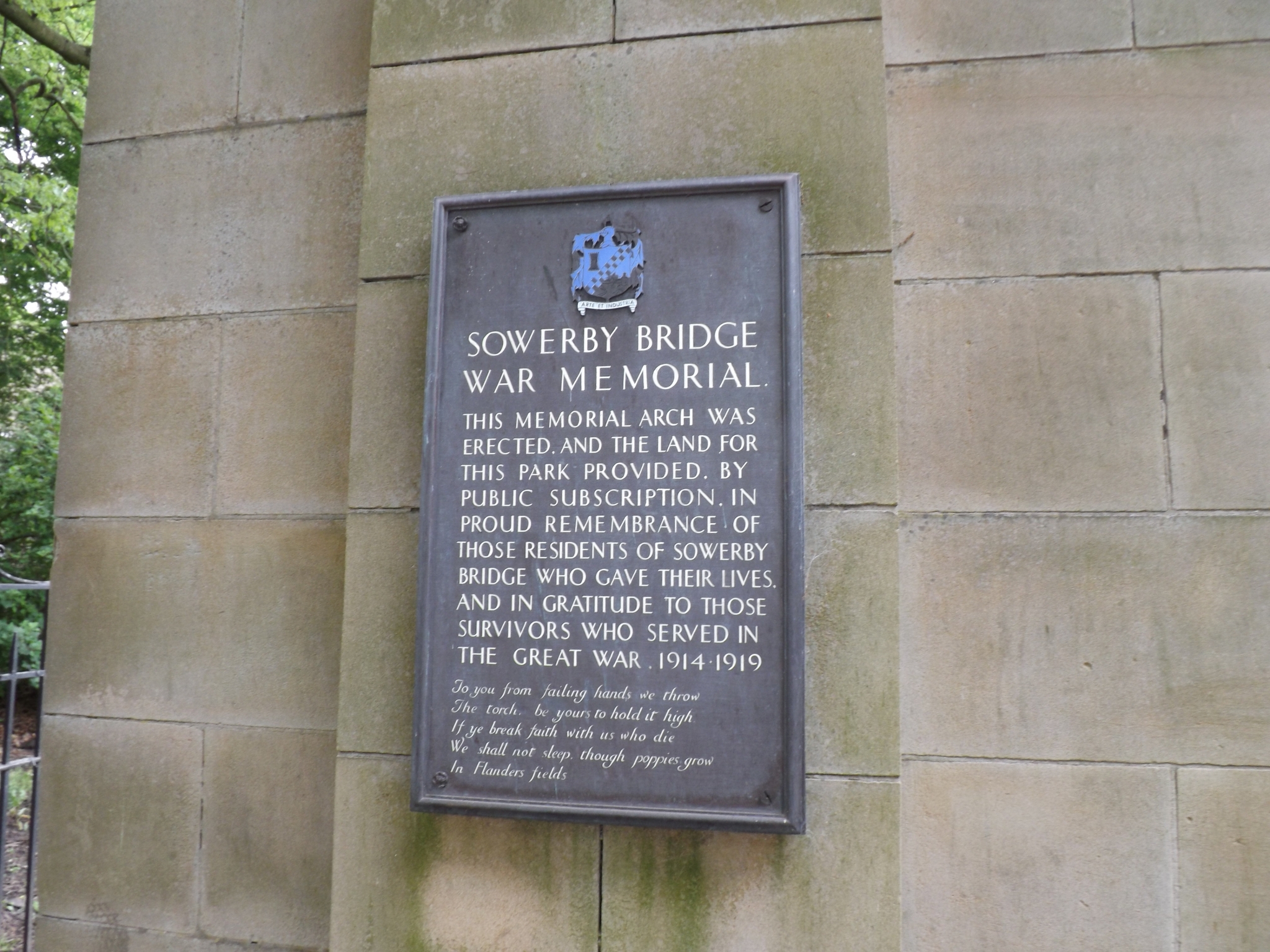 SOWERBY BRIDGE - War Memorials Online